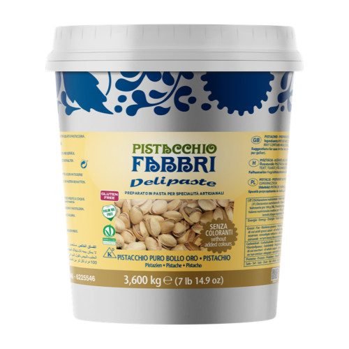 DELIPASTE PURE PISTACHIO GOLD LABEL WITHOUT COLORANTS 3.60 KG - FABBRI ...