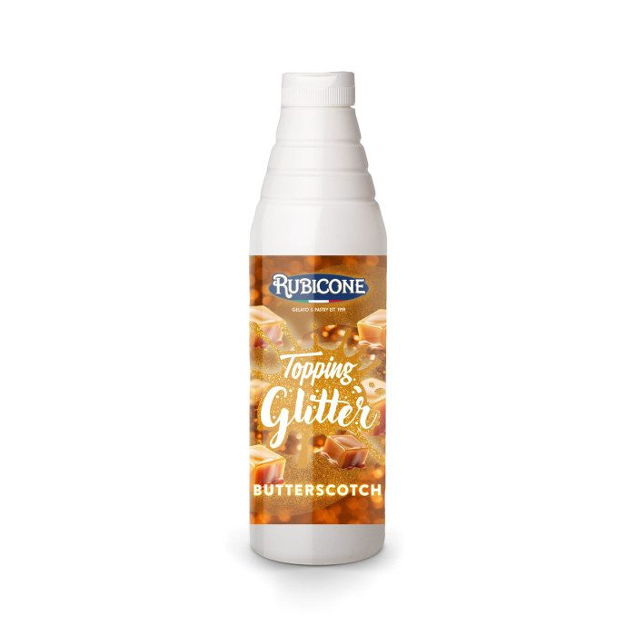 BUTTERSCOTCH GLITTER TOPPING 1 KG. - RUBICONE | Rubicone | bottles of 1 ...