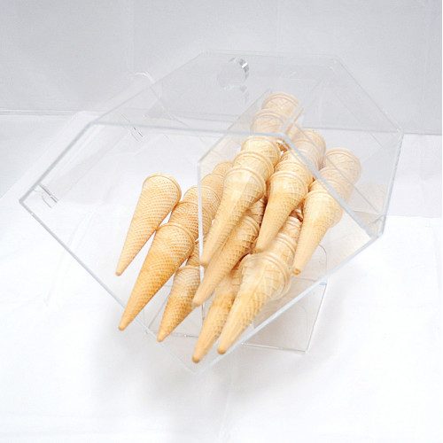 HORIZONTAL BENCH PLEXIGLASS CONES HOLDER | Gelq Accessories | 1 piece ...