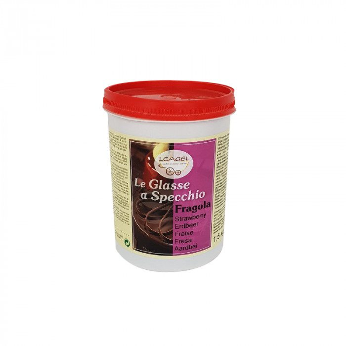 GLASSA A SPECCHIO FRAGOLA | Leagel | barattolo da 1,5 kg. | Acquista online