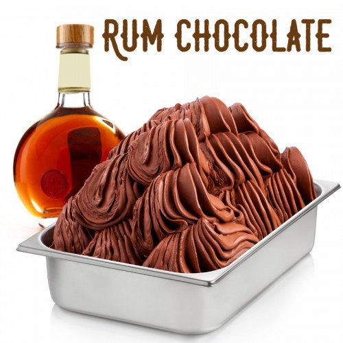 RUM CHOCOLATE READY BASE | Rubicone | box of 11.4 kg. - 6 bags of 1.9 ...