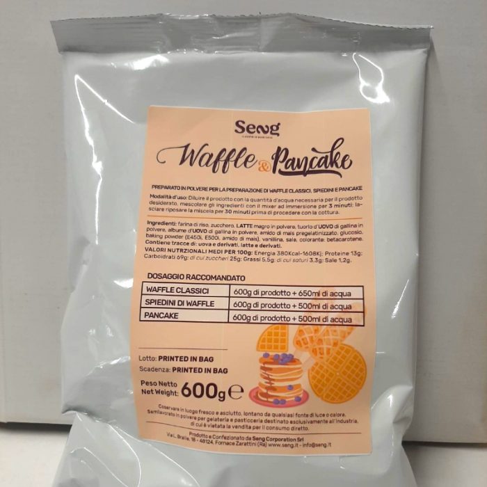 WAFFLE POWDER MIX GLUTEN FREE - 600g | Seng | bag of 600 gr. | Buy online
