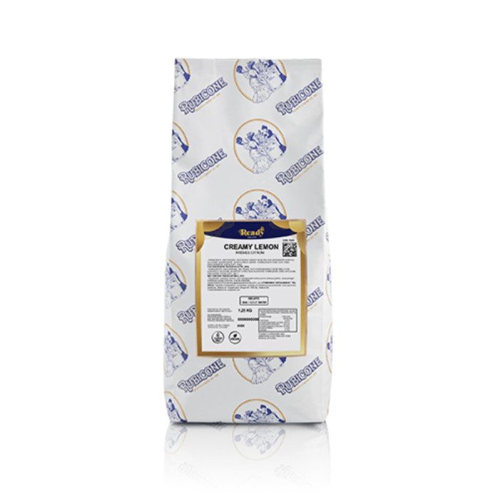 CREAMY LEMON BASE READY & SOFT | Rubicone | box of 10 kg. - 8 bags of 1 ...